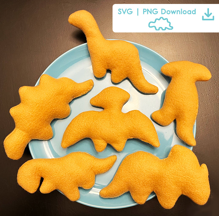 Dino Nugget Pattern Files – thesketchypumpkin