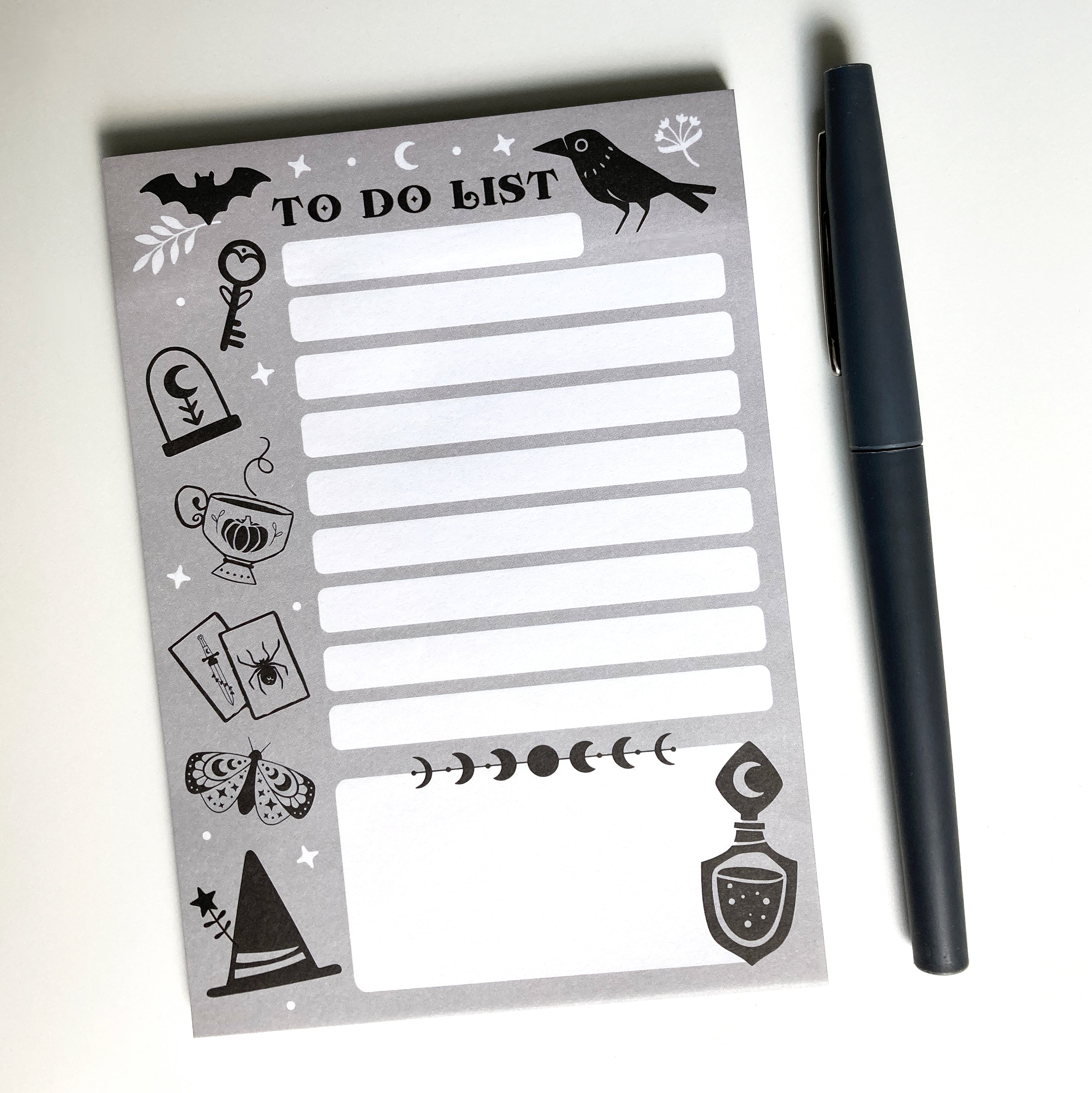 Goth Sticky Notepads- 2 pack – thesketchypumpkin
