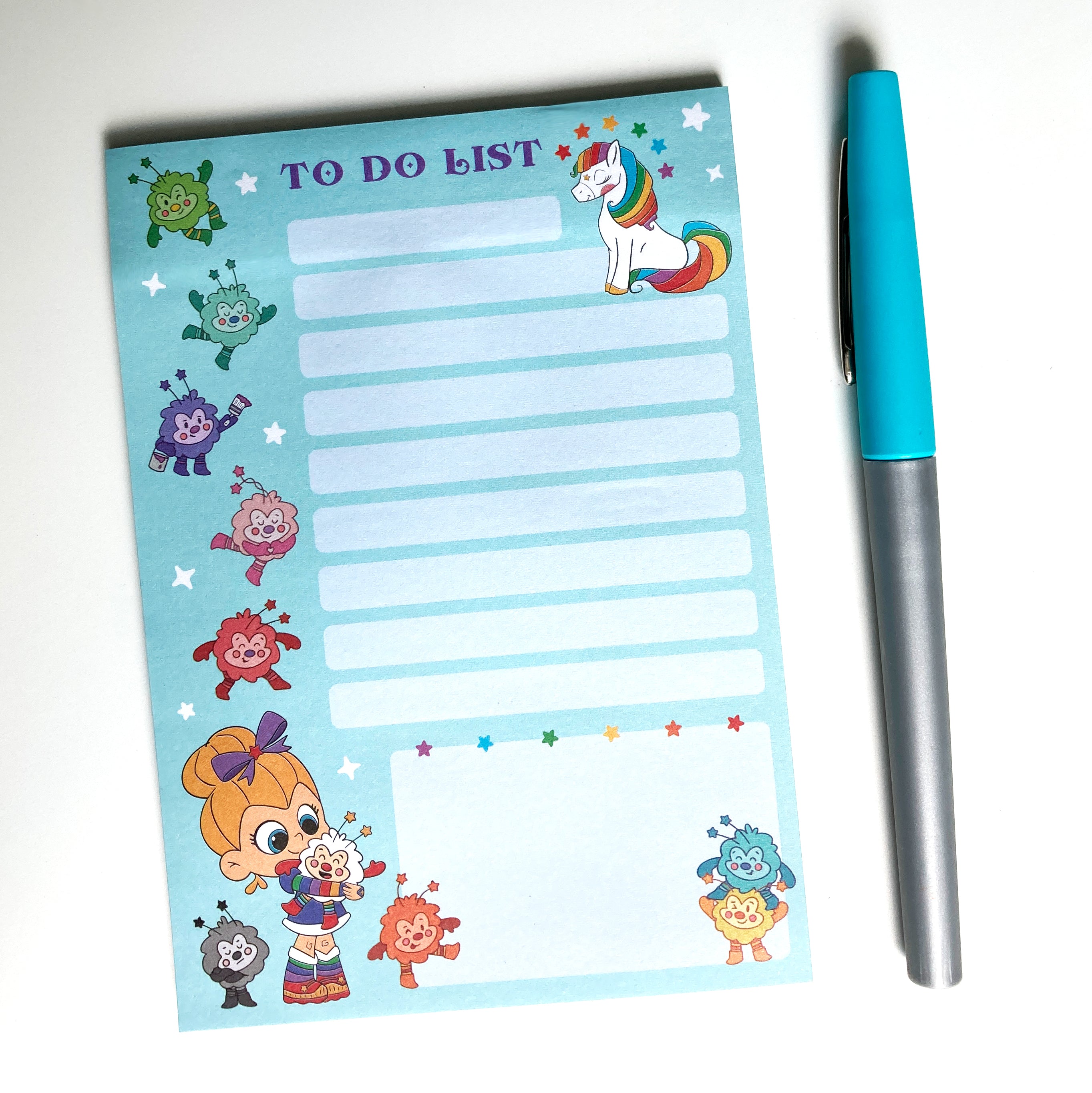 RainbowBrite Sticky Notepads- 2 pack – thesketchypumpkin
