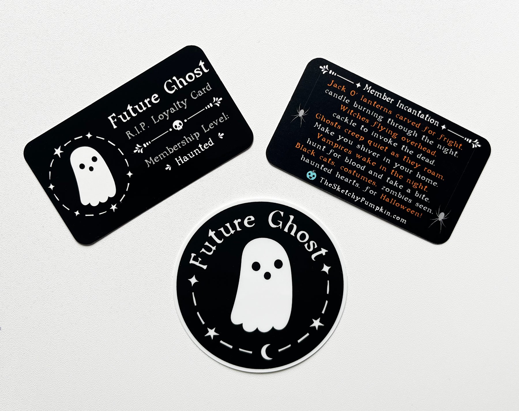 Future Ghost Decal & Member Card – thesketchypumpkin