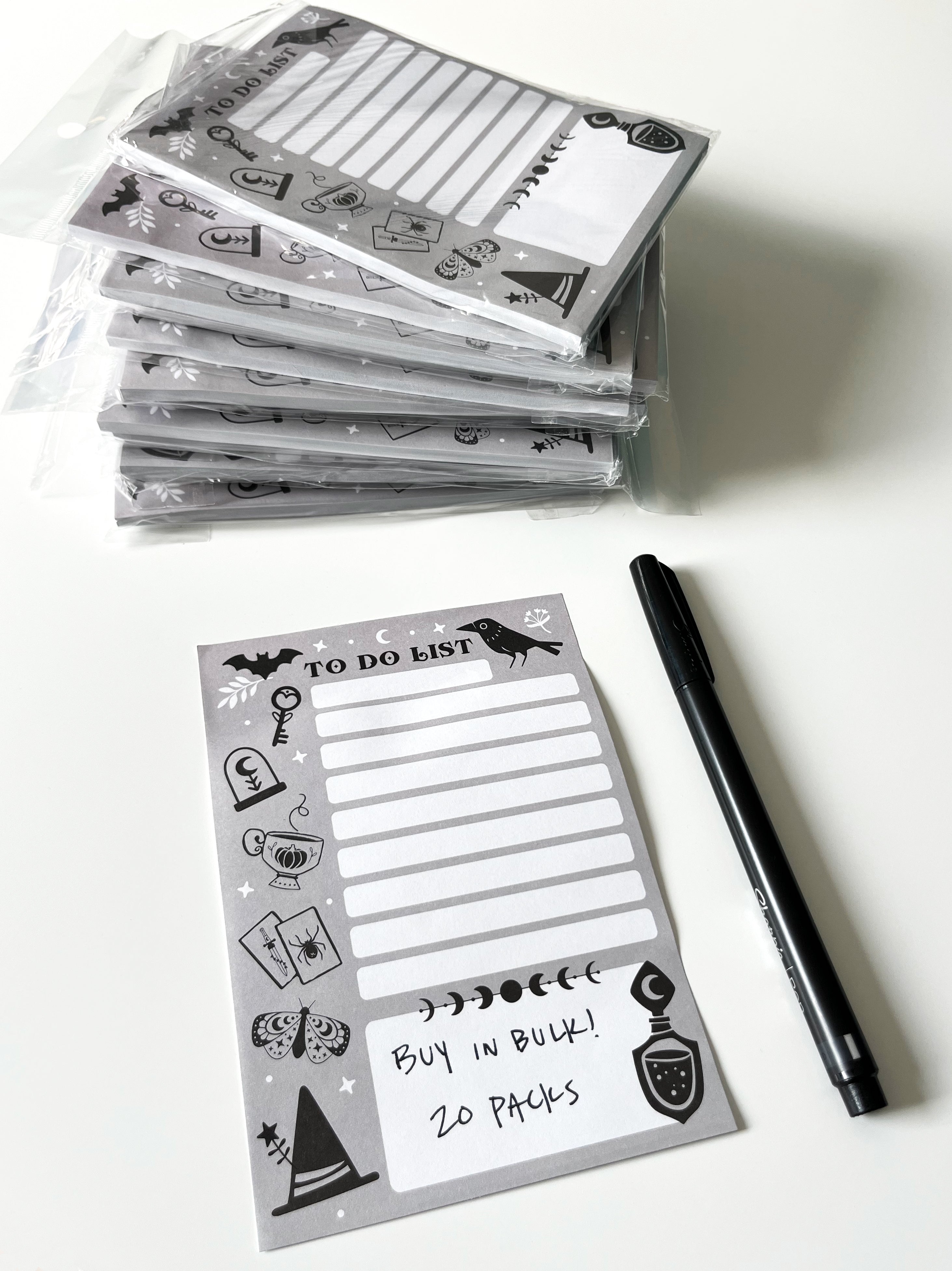 Bulk Notepads- 20 pack – thesketchypumpkin