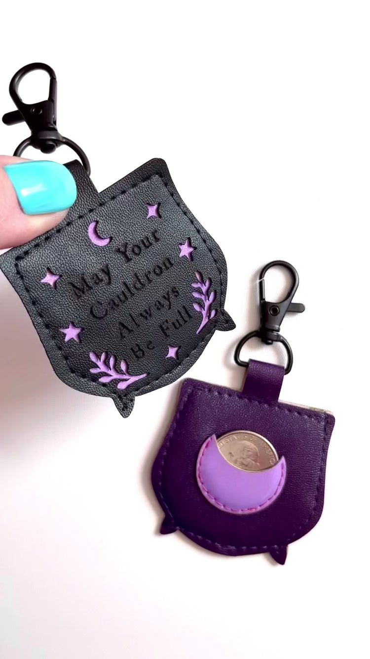 Cauldron Coin Keychain – thesketchypumpkin