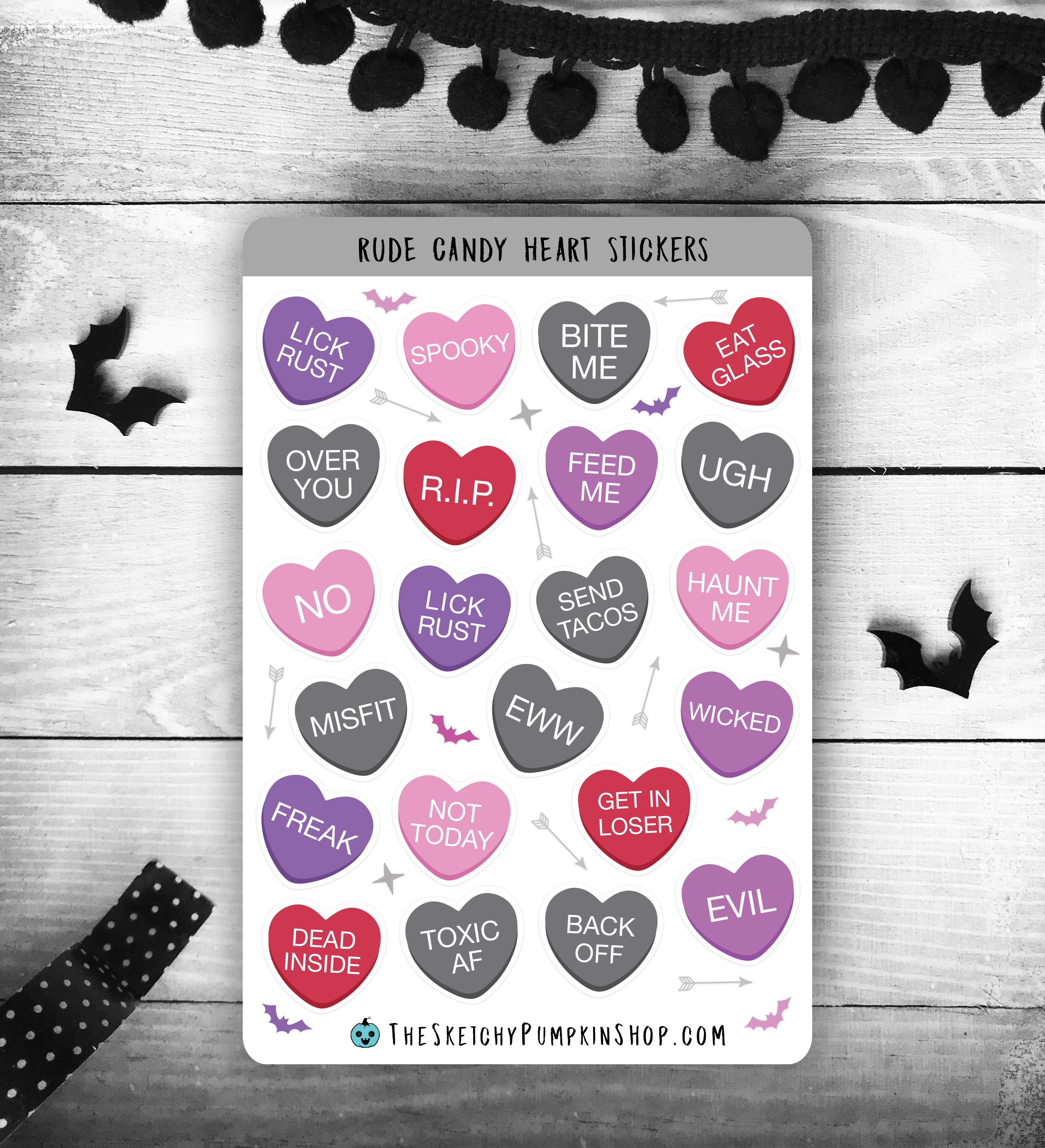 Rude Conversation Hearts