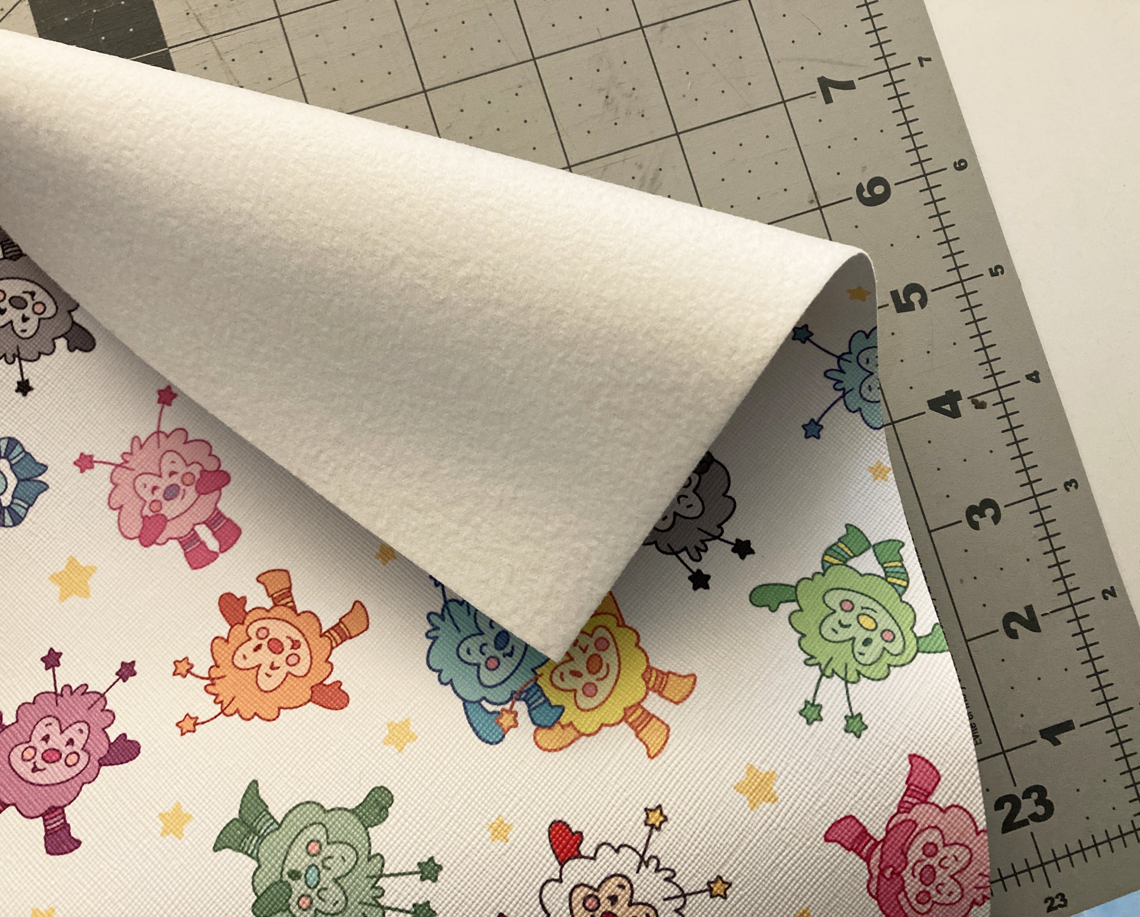 Rainbow Sprite Faux Leather, Rolls – thesketchypumpkin