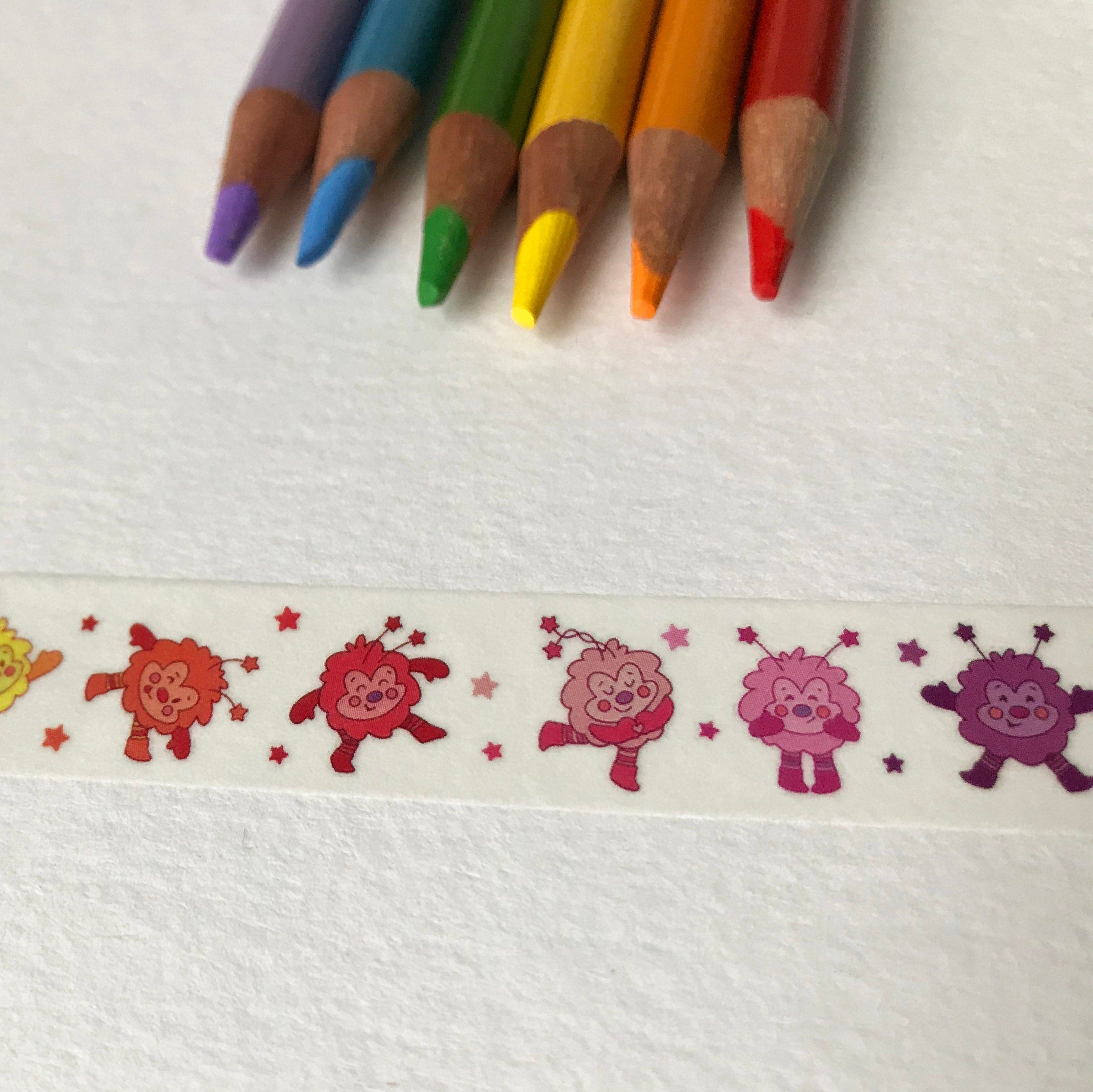Rainbow Sprite Washi Tape, Bullet Journal, BuJo, Colors, Cute, Kawaii ...